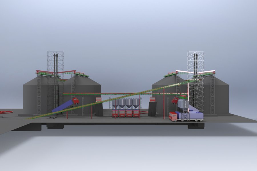 Truck Filling Platform